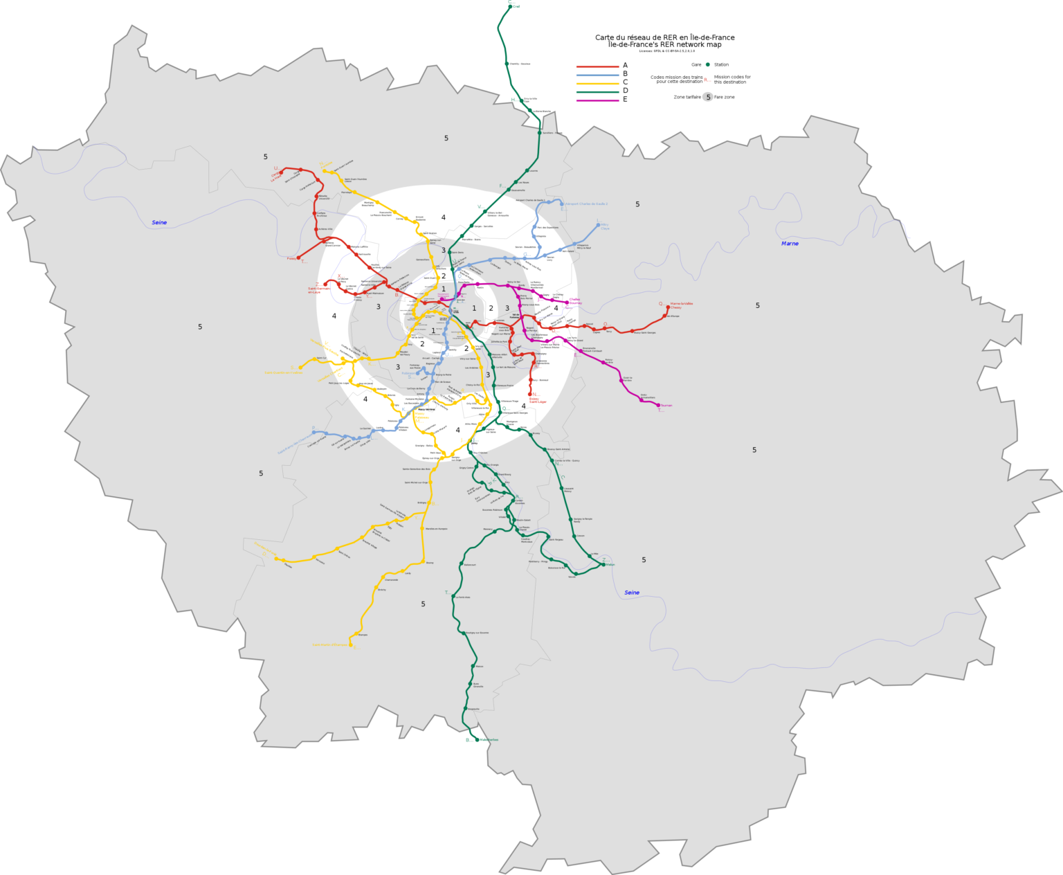 Plans des transports en commun parisiens