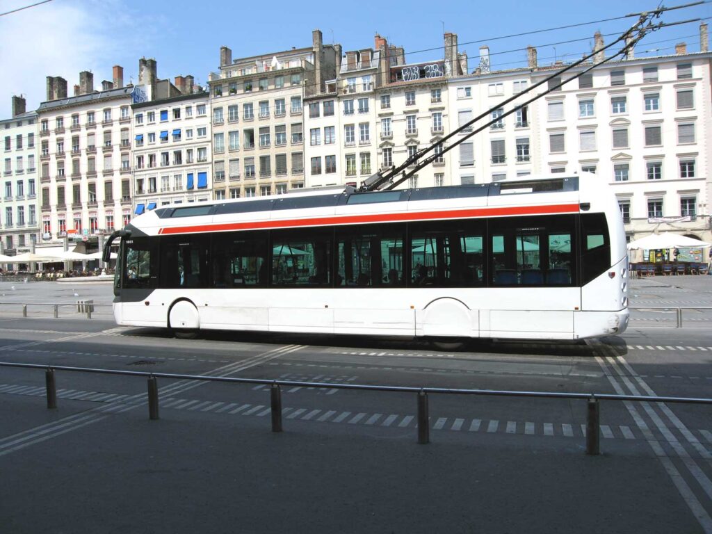 Plan des transports en commun lyonnais