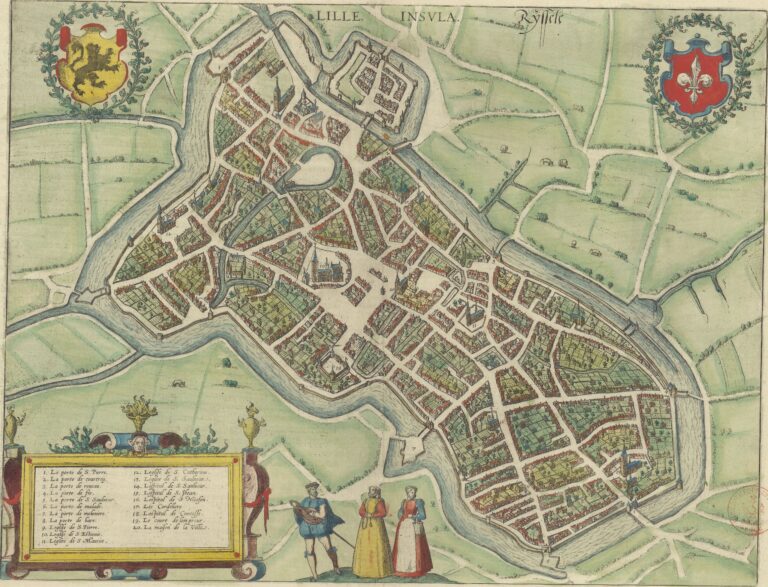 Cartes anciennes et historiques de Lille