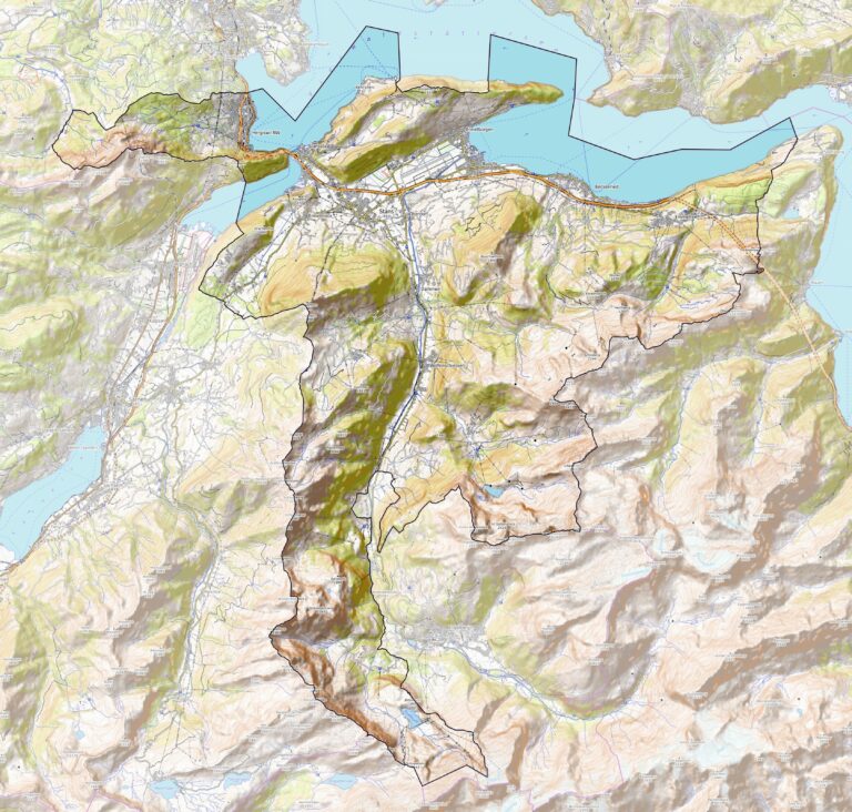 Carte du canton de Nidwald