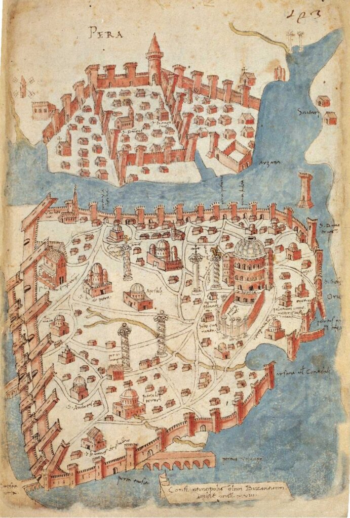 Cartes historiques d'Istanbul