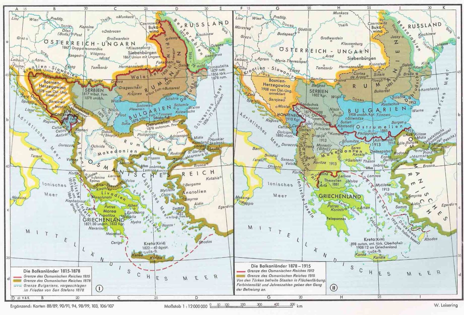 Carte des Balkans