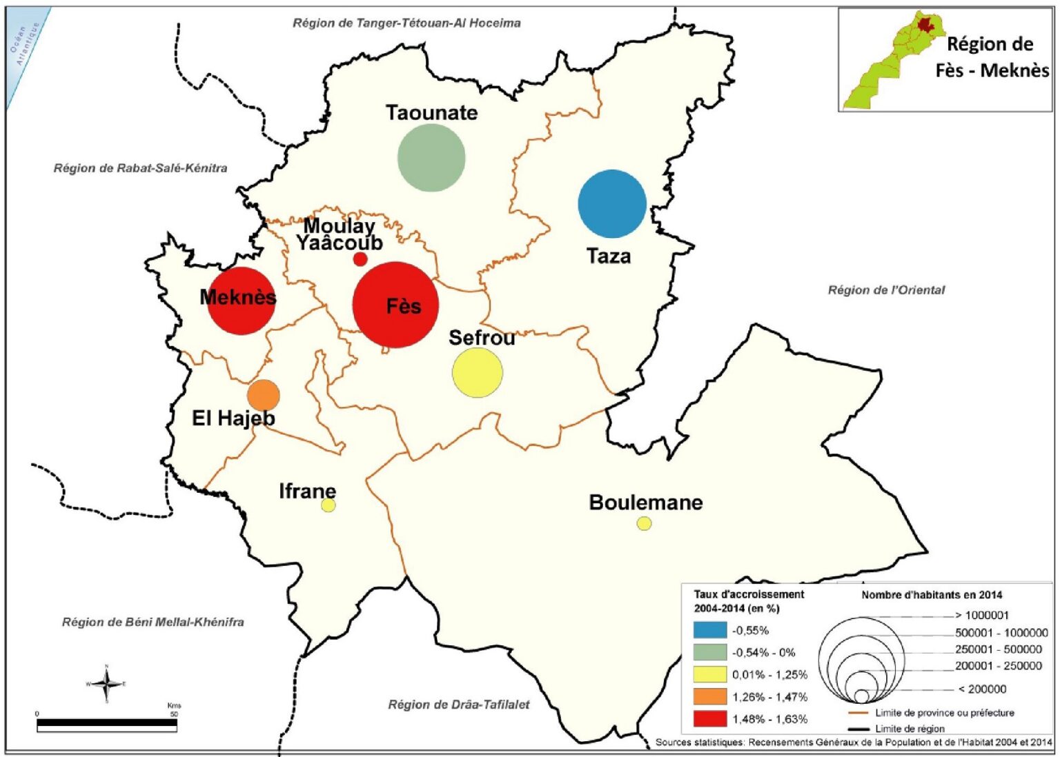 Population et démographie de Fès-Meknès