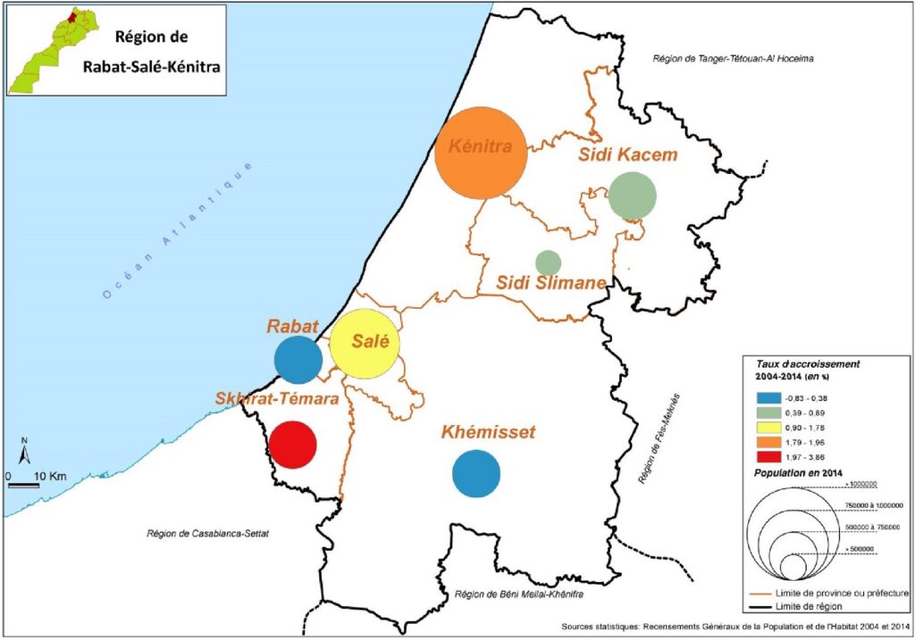 Population et démographie de Rabat-Salé-Kénitra