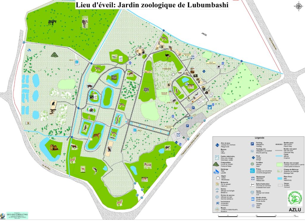 Carte de Lubumbashi