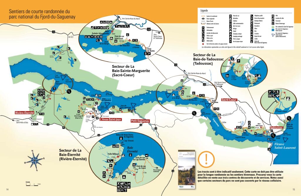 Carte touristique du Saguenay-Lac-Saint-Jean