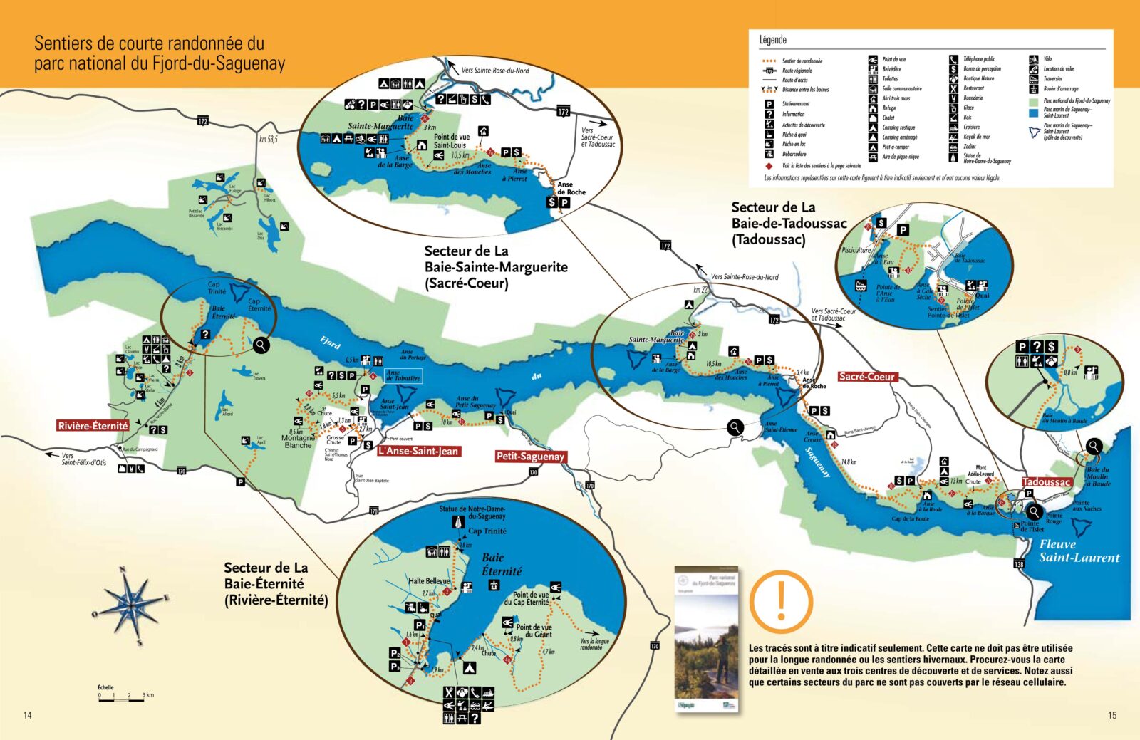 Carte touristique du Saguenay-Lac-Saint-Jean