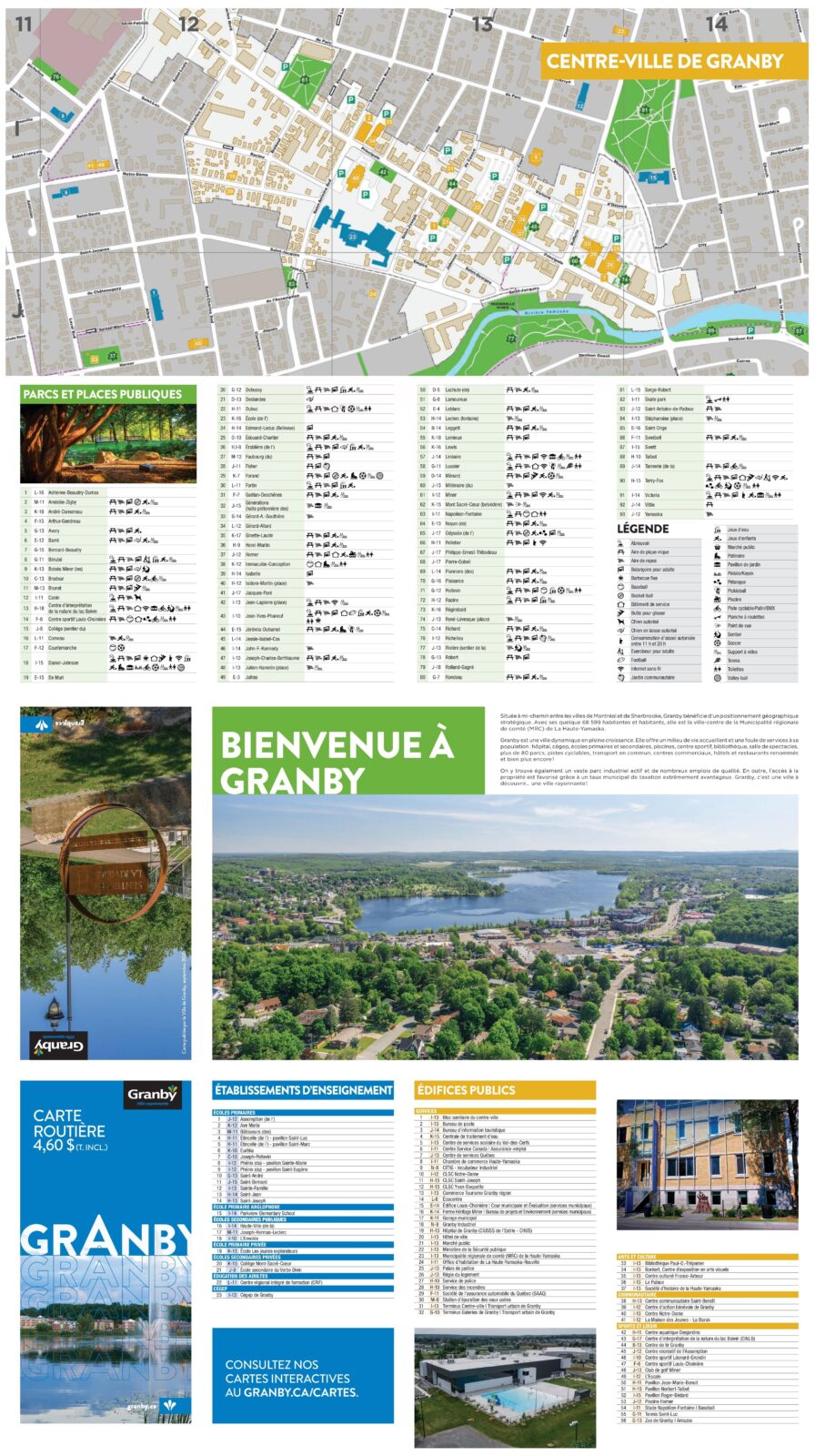 Carte de Granby