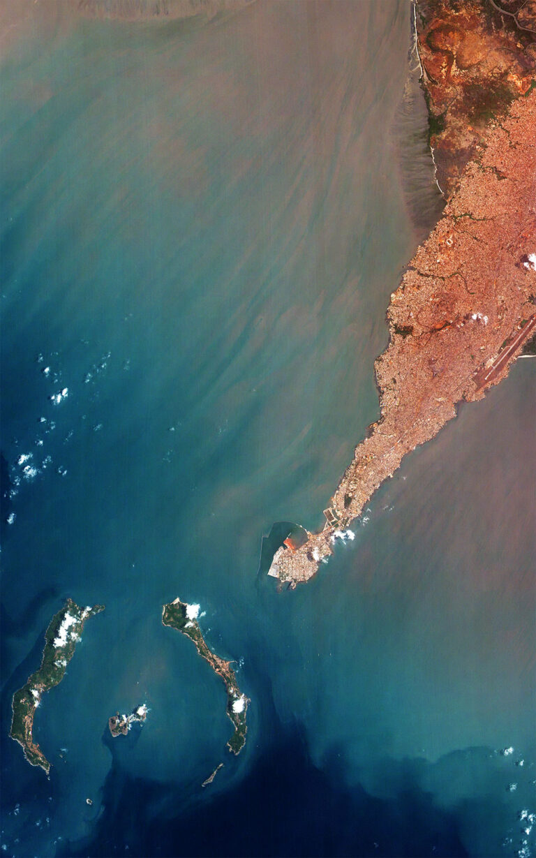 Image satellite de Conakry