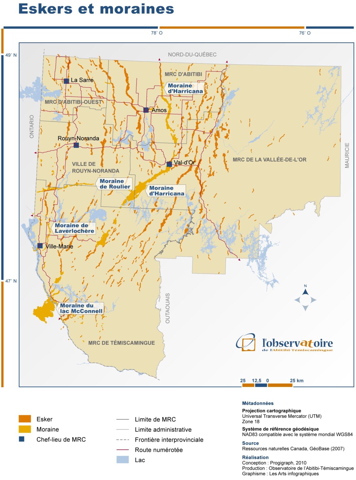 Géographie de l'Abitibi-Témiscamingue