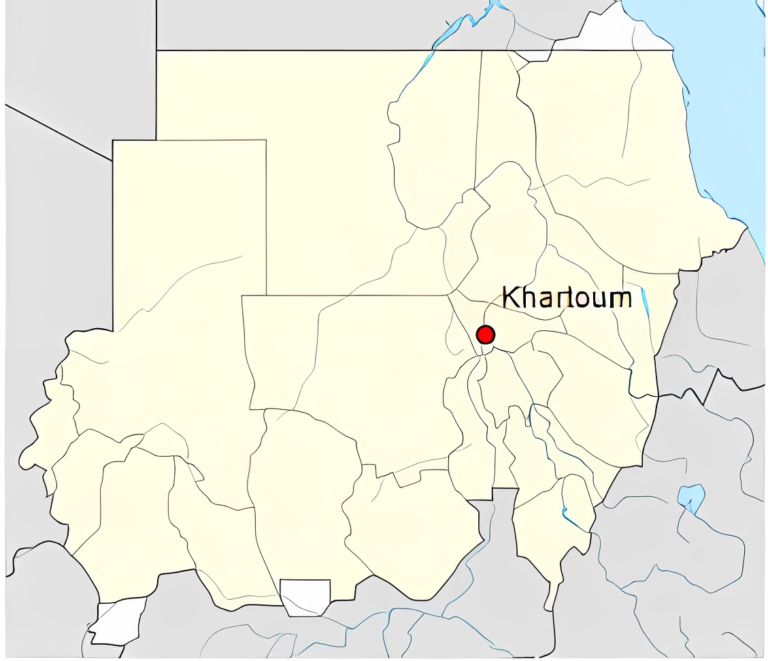Carte de Khartoum