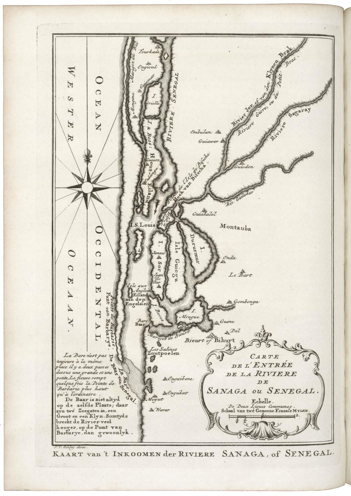 Carte du fleuve Sénégal