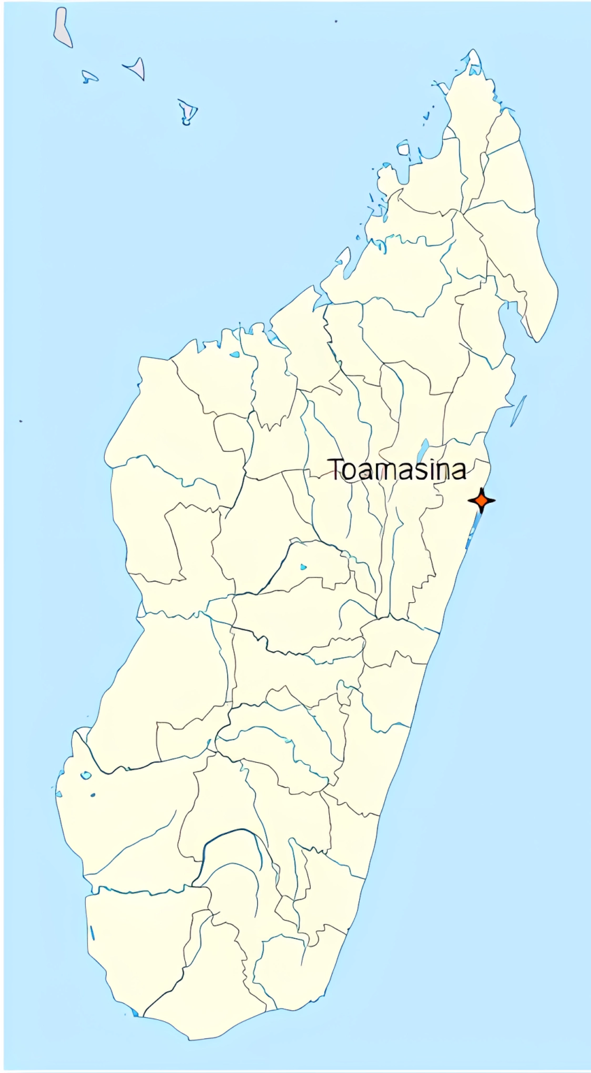 Carte de Toamasina