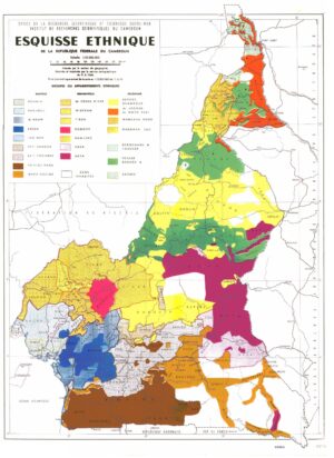 Carte linguistique du Cameroun