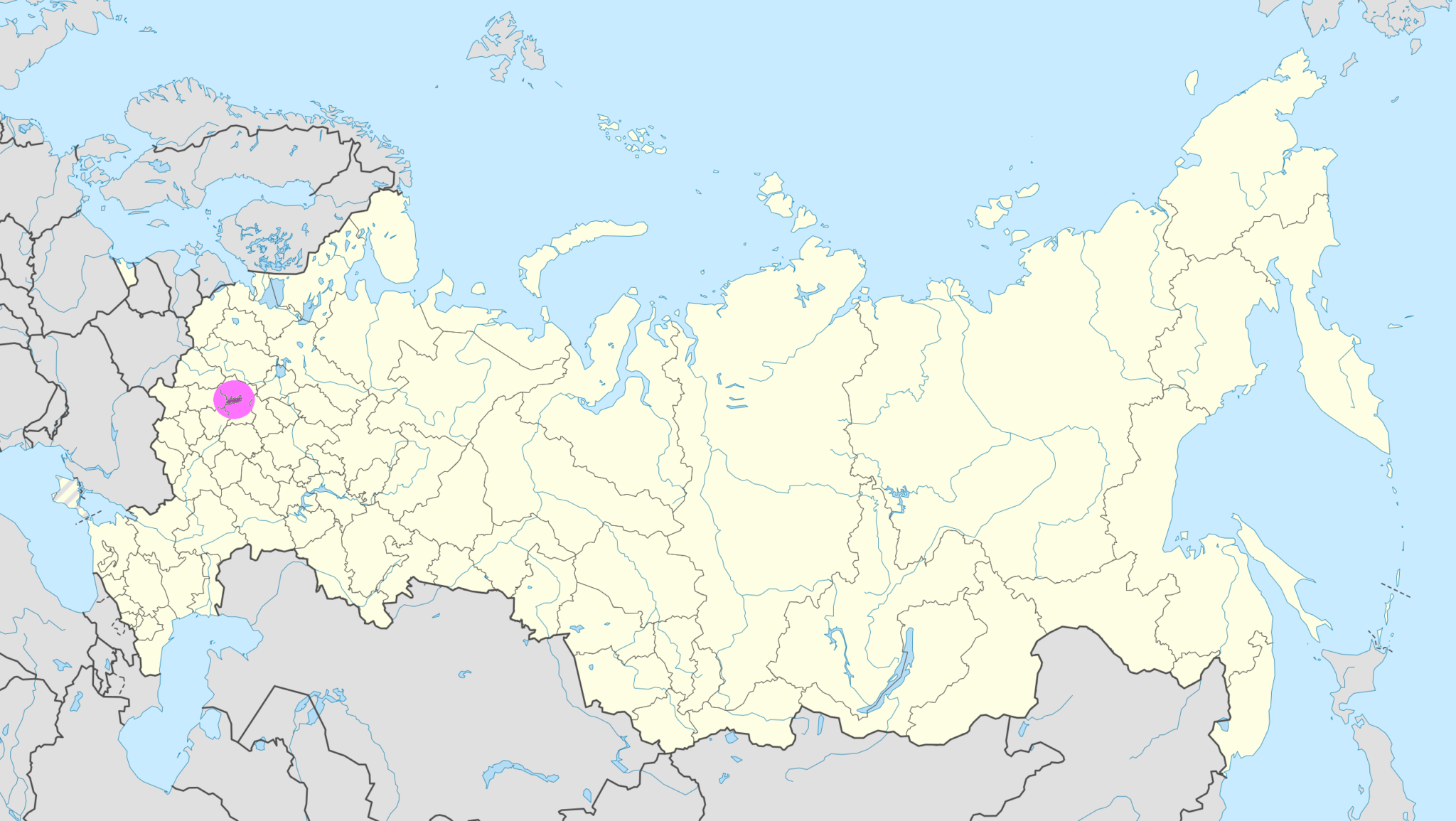 Où se trouve la ville de Moscou