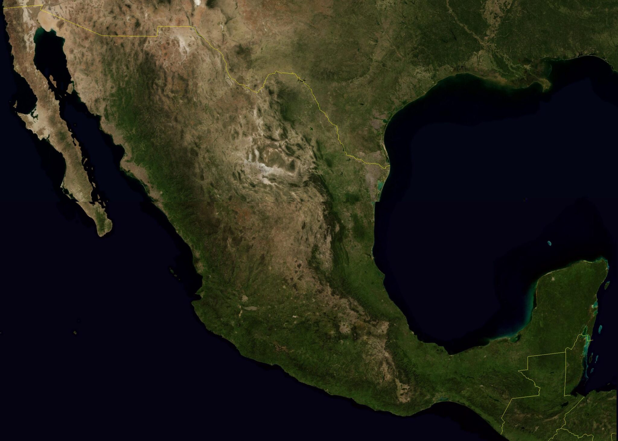 Carte du Mexique