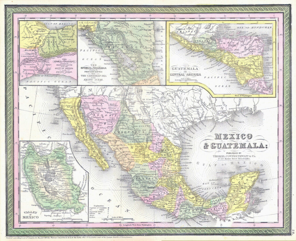 Cartes historiques du Mexique