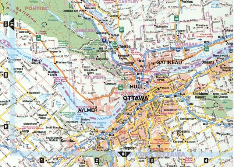 Carte de Gatineau
