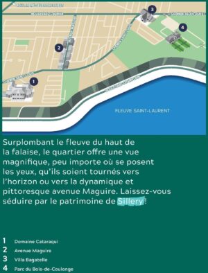 Carte des arrondissements et quartiers de Québec