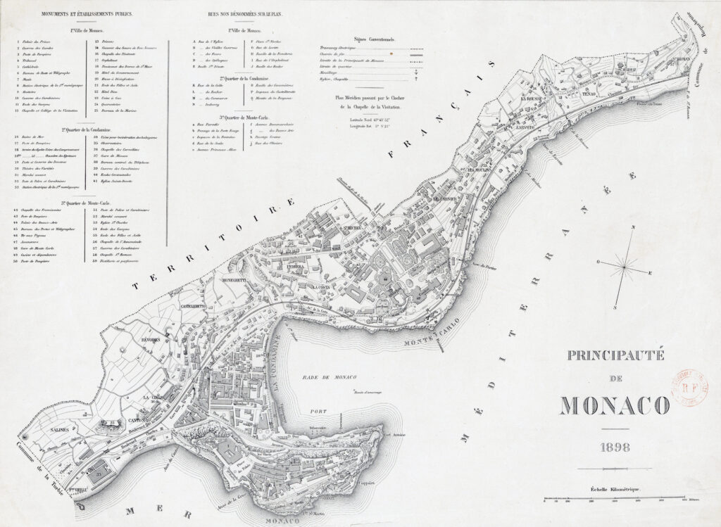 Carte de Monaco